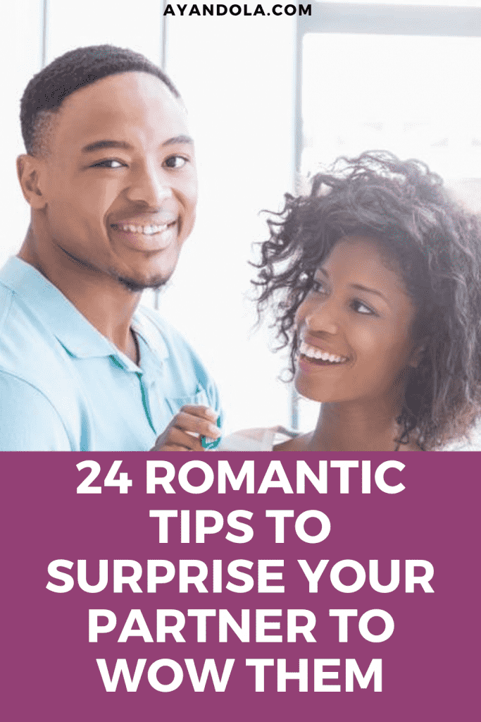 ROMANTIC WAYS TO SURPRISE YOUR PARTNER